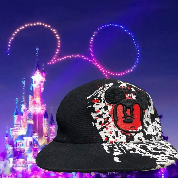 Disney | Accessories | Disney Parks Mickey Mouse Black Red White Youth ...